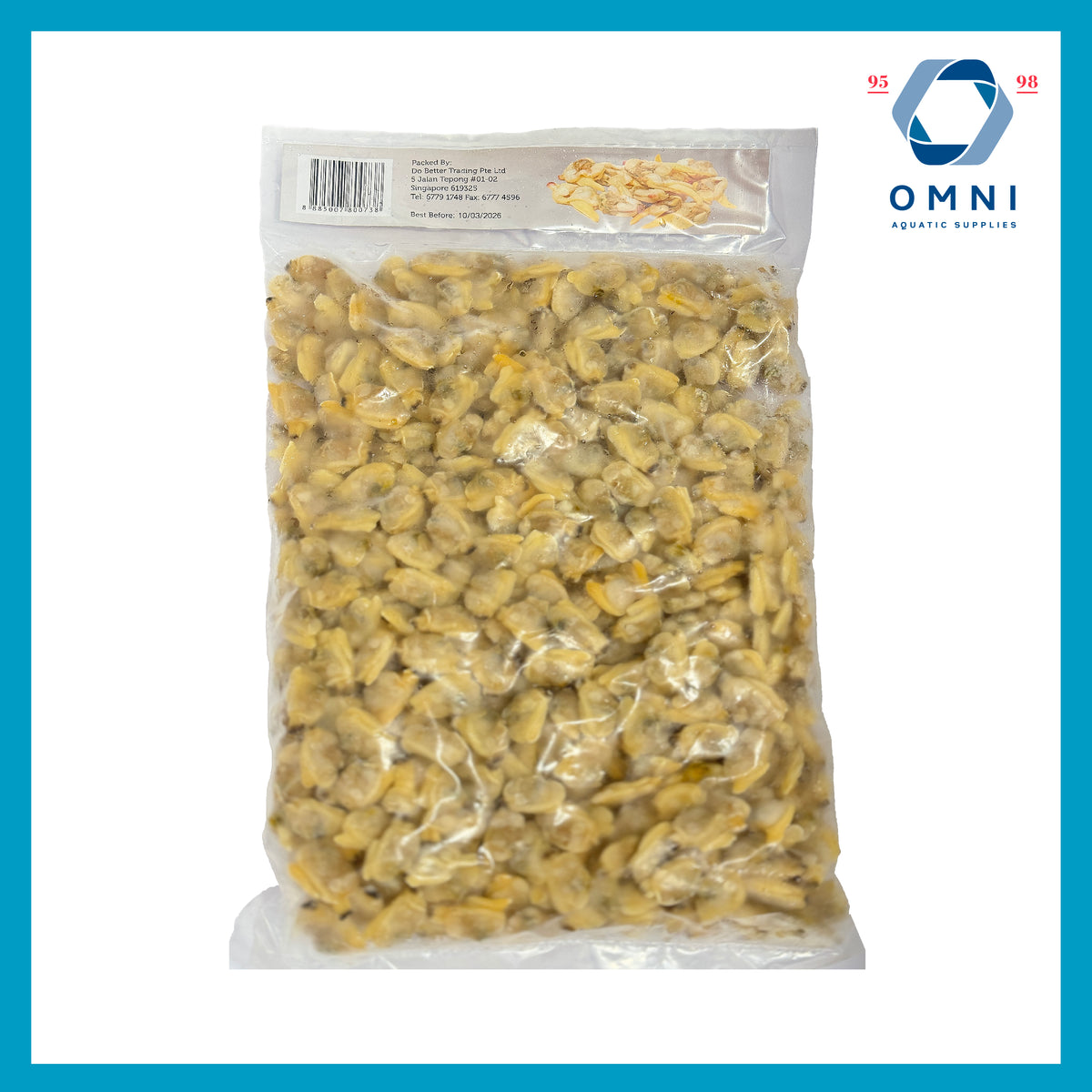 IQF CLAM MEAT 拉拉肉 - 1KG/PKT