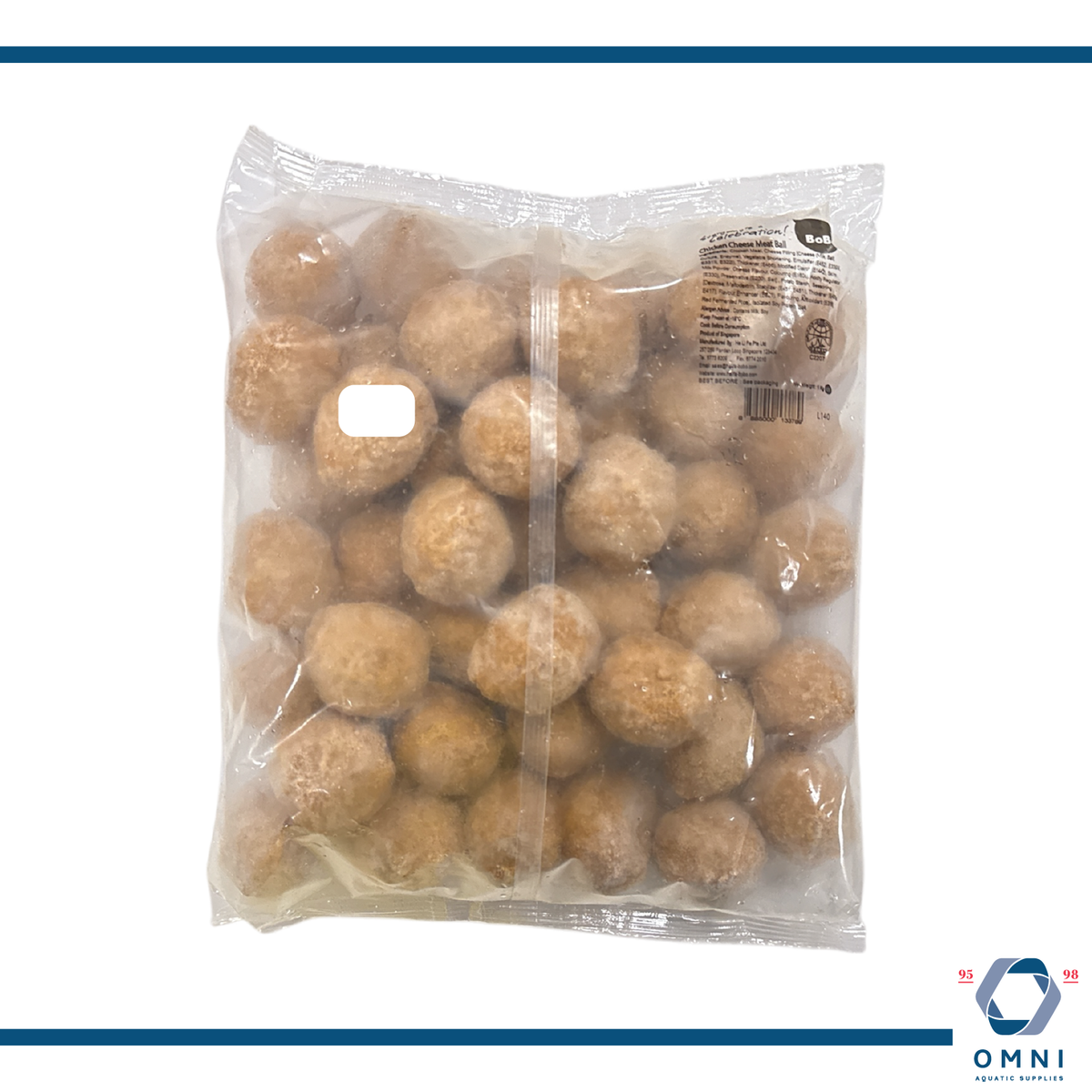 BOBO CHICKEN CHEESE MEAT BALL - 1KG/PKT