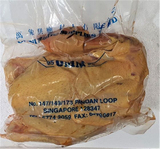 FRESH KAMPONG CHICKEN (DEGUTTED) 新鲜去内脏甘榜鸡 - APPROX 1.3KG - 1.7KG/PC