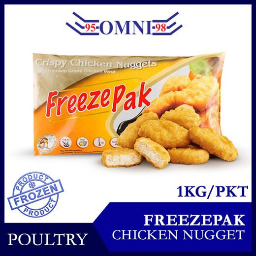 FREEZEPAK TEMPURA CHICKEN NUGGET 麦金鸡 - 1KG/PKT