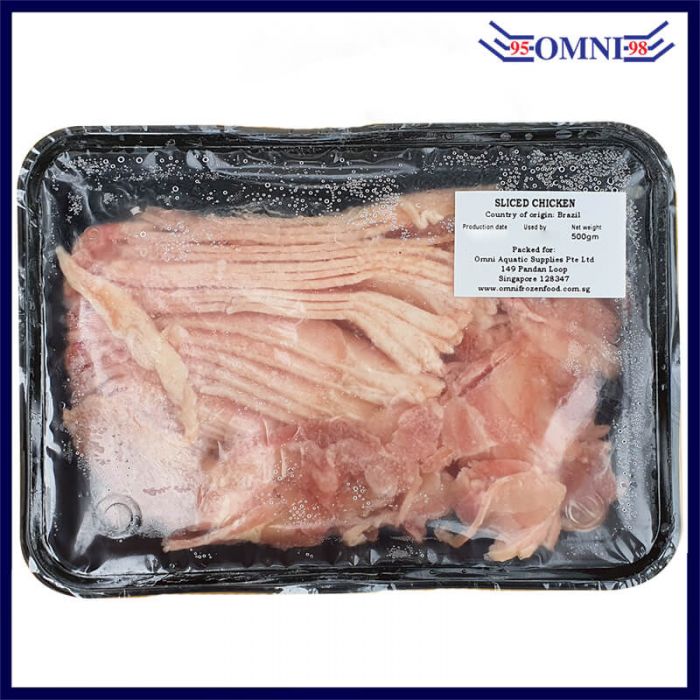 CHICKEN SLICED SHABU SHABU 火锅鸡肉片 - 500GM/TRAY