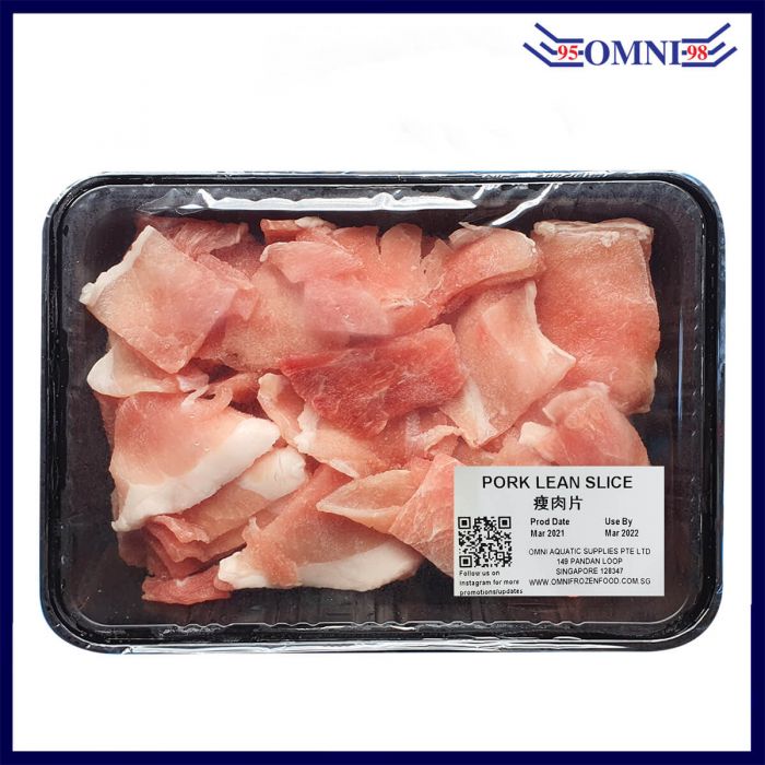 PORK LEAN SLICED 猪瘦肉片 - 500GM/TRAY
